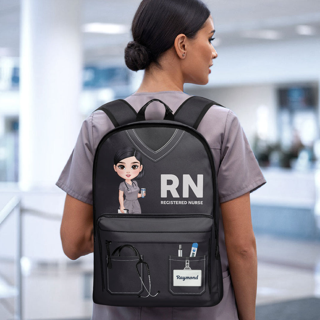 Nurse Scrubs Life - Personalized Backpack – The Nurse Era